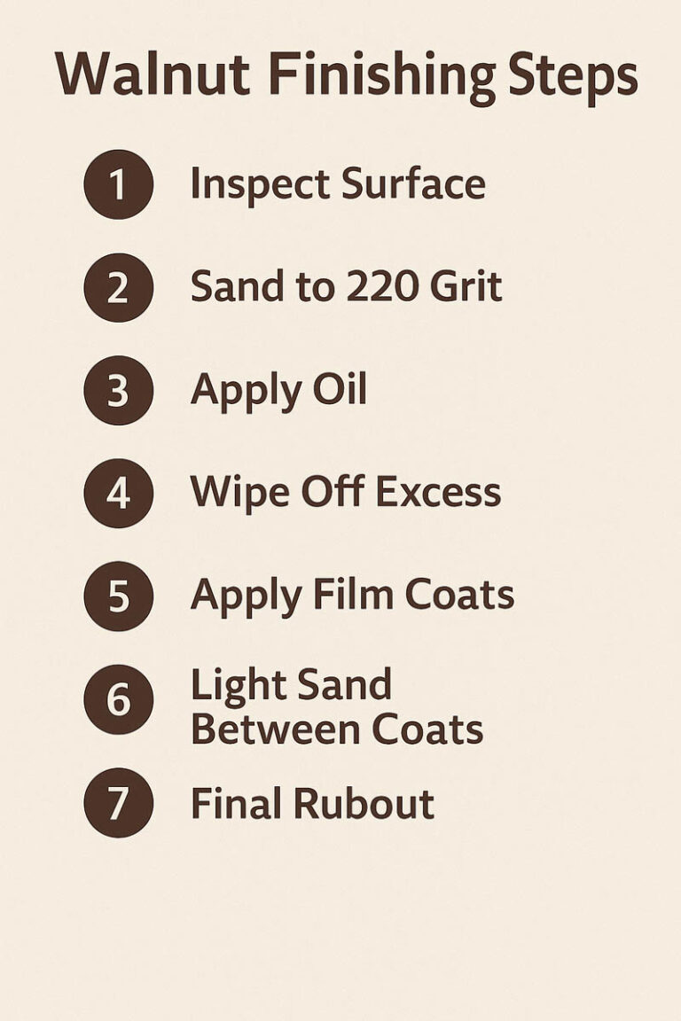 How to Finish Walnut Wood: 7 Easy Steps for a Rich, Durable Glow