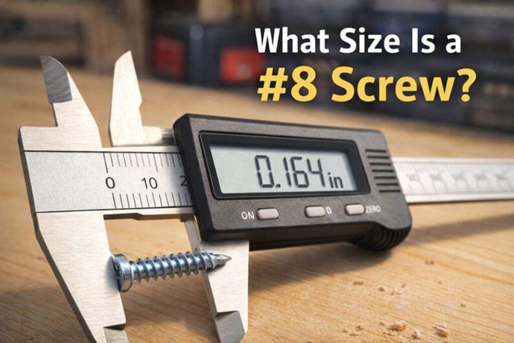 What Size Is a #8 Screw: Exact Size Guide (Diameter, Pitch, Bits)