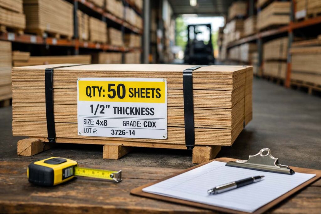 How Many Sheets of Plywood Are in a Bundle, Bunk, or Pallet – TrayEdit