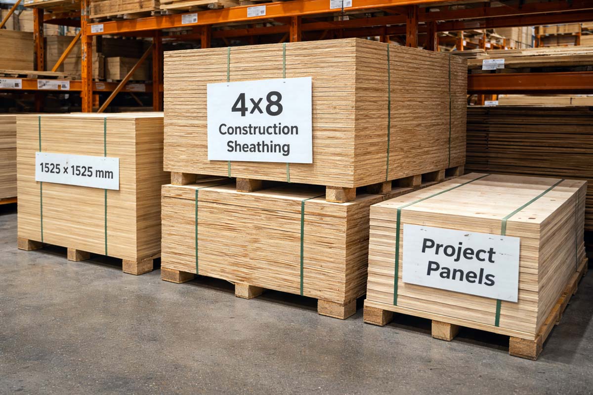 Plywood Sheet Sizes, Standard Dimensions, and Square Footage